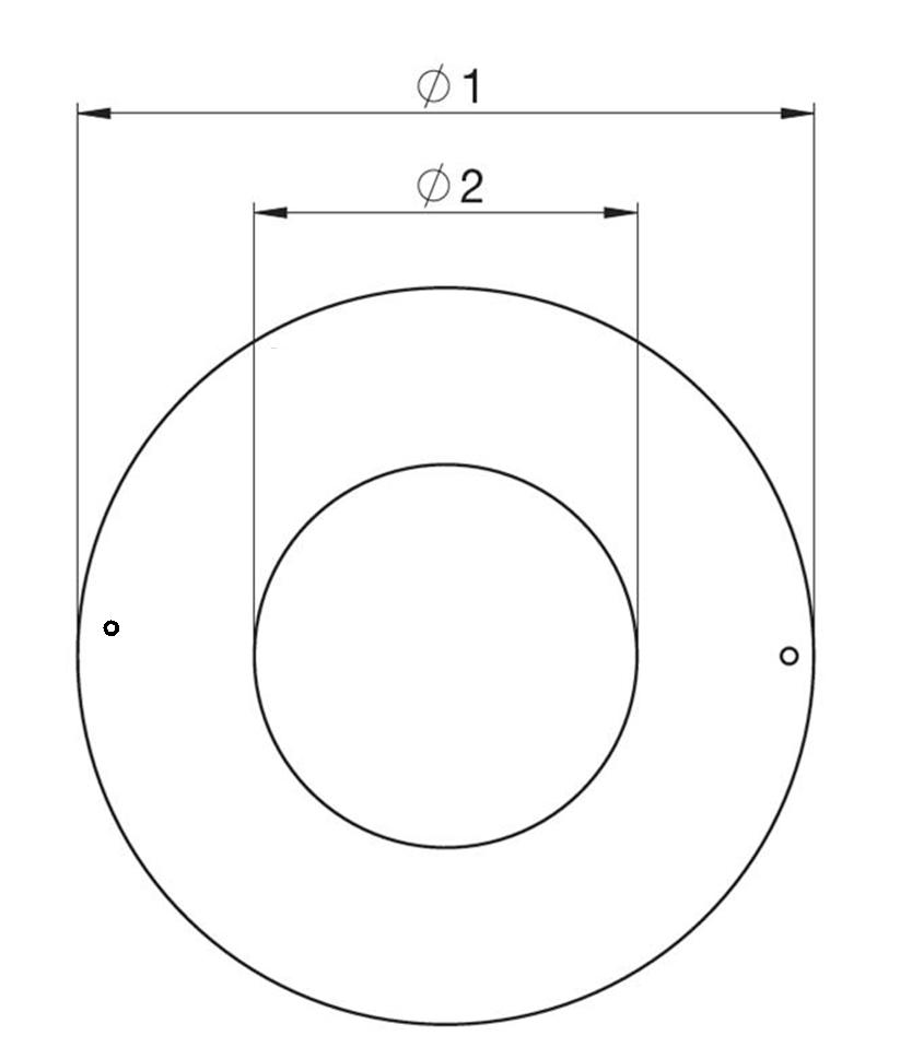 Rosace diamètre 150mm - Réf. - CONDUITS DE FUMÉE - tuyau simple paroi ... Rosace diamètre 150mm - Réf. - CONDUITS DE FUMÉE - tuyau simple paroi ...