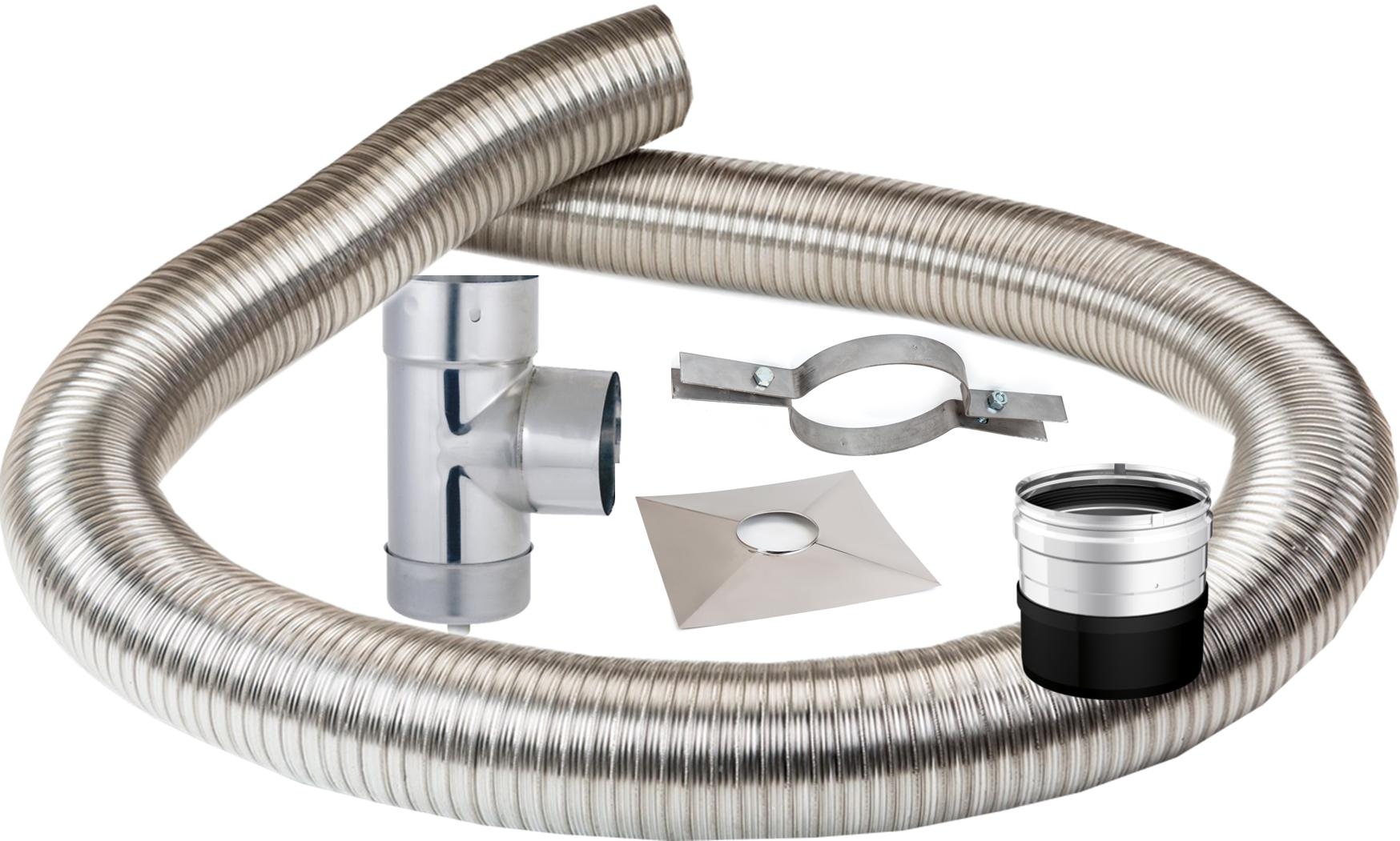 Kit 6 mètres - gaine inox Ø 180 mm - Réf. - CONDUITS DE FUMÉE - Gaine ... Kit 6 mètres - gaine inox Ø 180 mm - Réf. - CONDUITS DE FUMÉE - Gaine ...